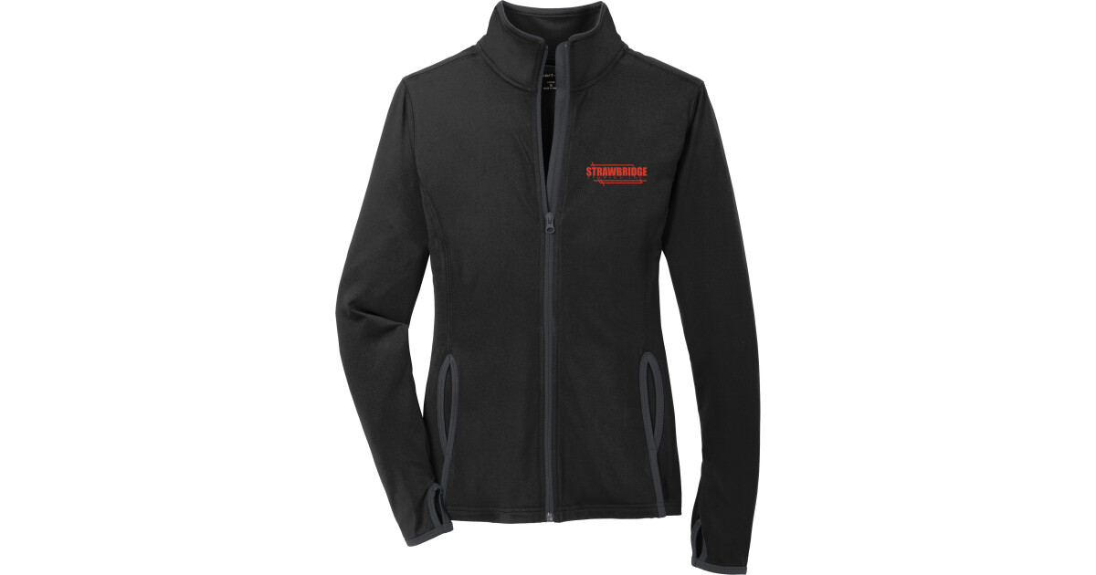 Women's Sport-Wick Stretch Contrast Full-Zip Jacket